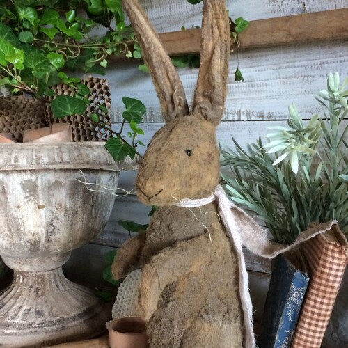 Stand up Rabbit PAPER PATTERN by Dru Ann of Cinnamon Creek - Etsy