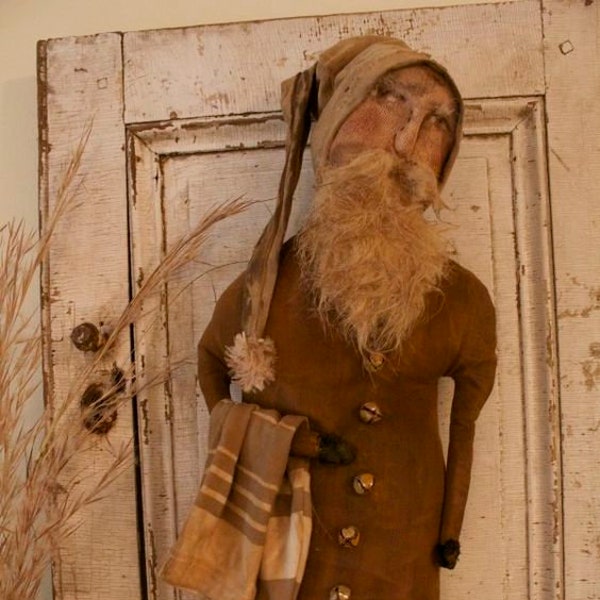 Primitive Santa Pattern - Etsy