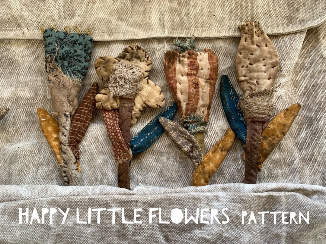 Happy Little Flowers - PDF / INSTANT DOWNLOAD Pattern - Etsy