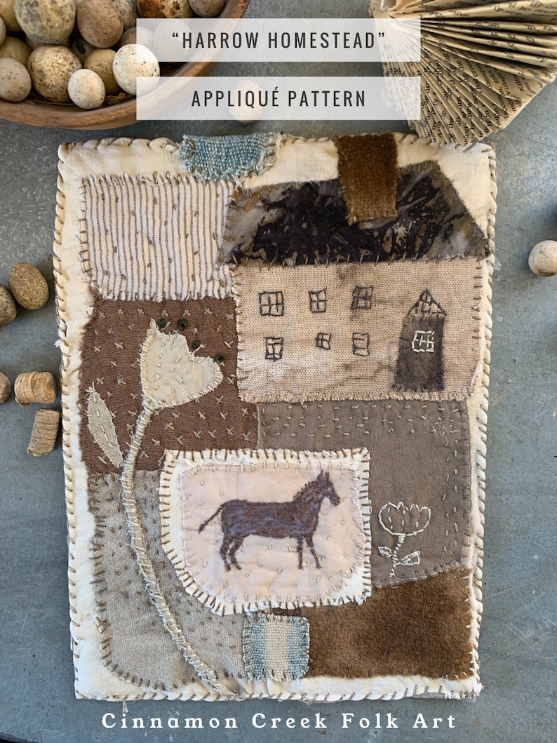 Harrow Homestead PATTERN - Delivered to Your Mailbox Version - Etsy