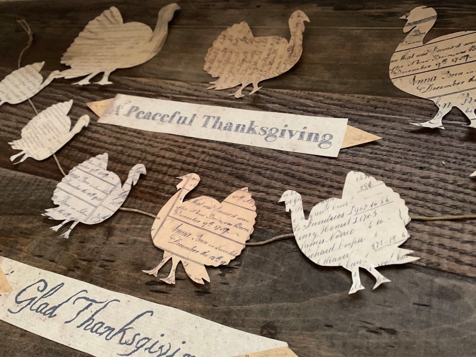 INSTANT DOWNLOAD PRINTABLE Turkey Silhouettes - Etsy