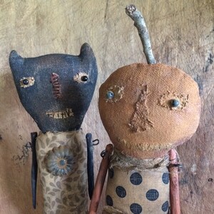 Pip and Penny - PAPER PATTERN - Fun Folk Art Characters - Etsy