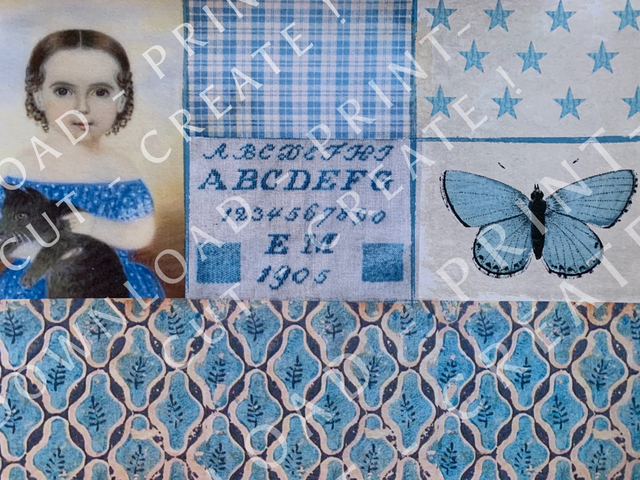 The Blues - PRINTABLE PAGES - Instant Download - Etsy