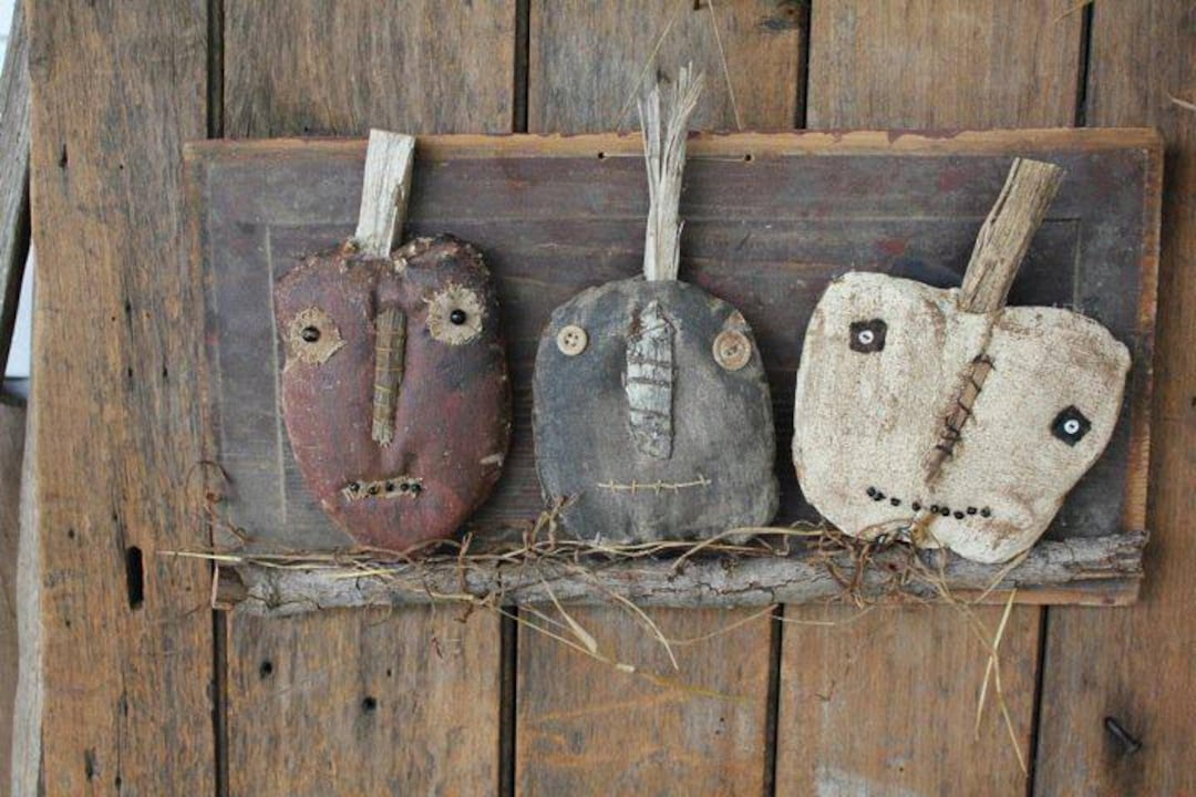 Pumpkin Trio E-PATTERN by Cinnamon Creek Folk Art - Etsy