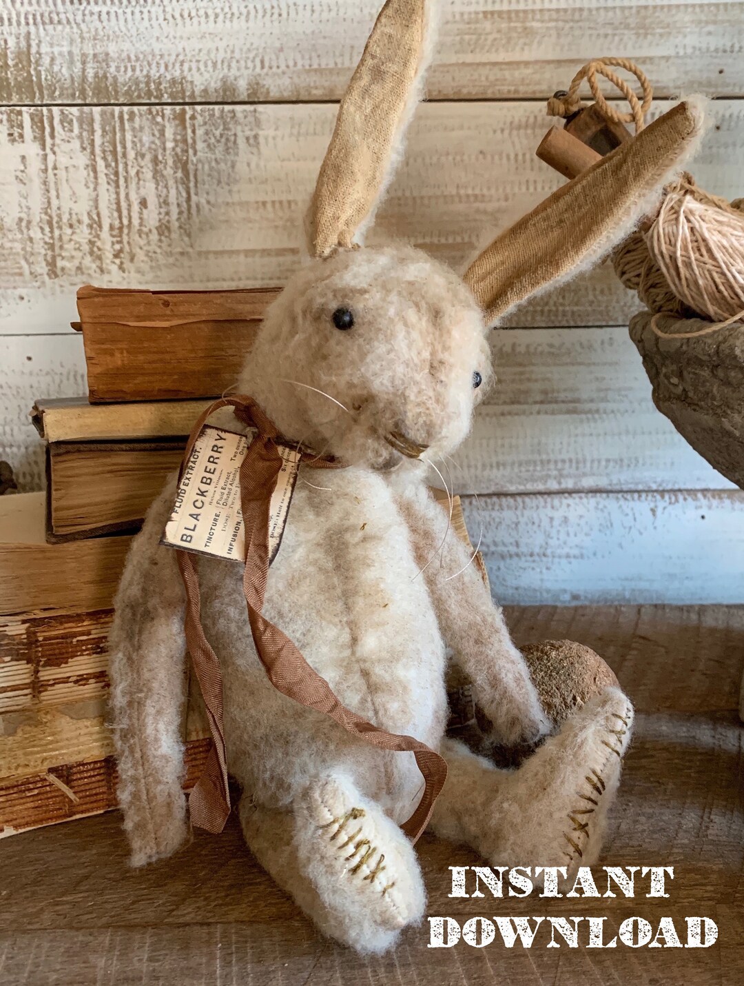 Elliot Rabbit Pattern - INSTANT DOWNLOAD - Etsy