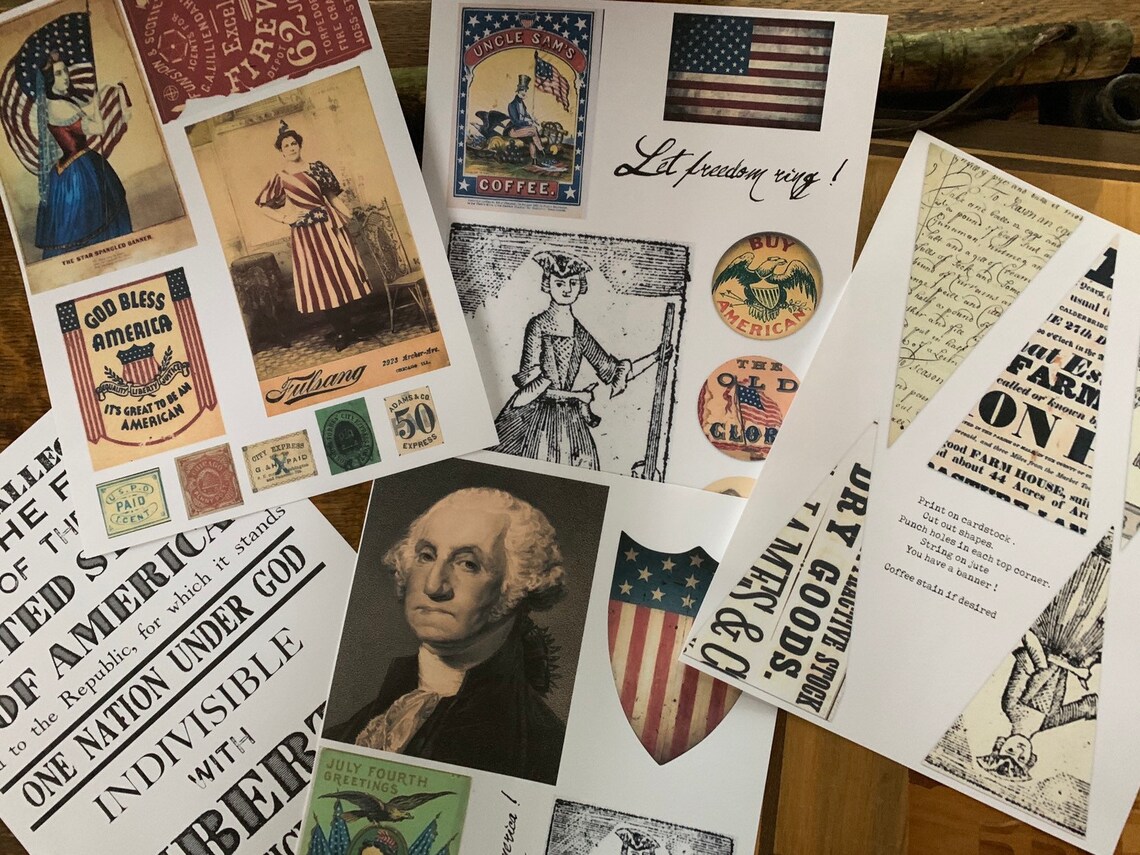 Americana Printables Instant Digital Download | Etsy