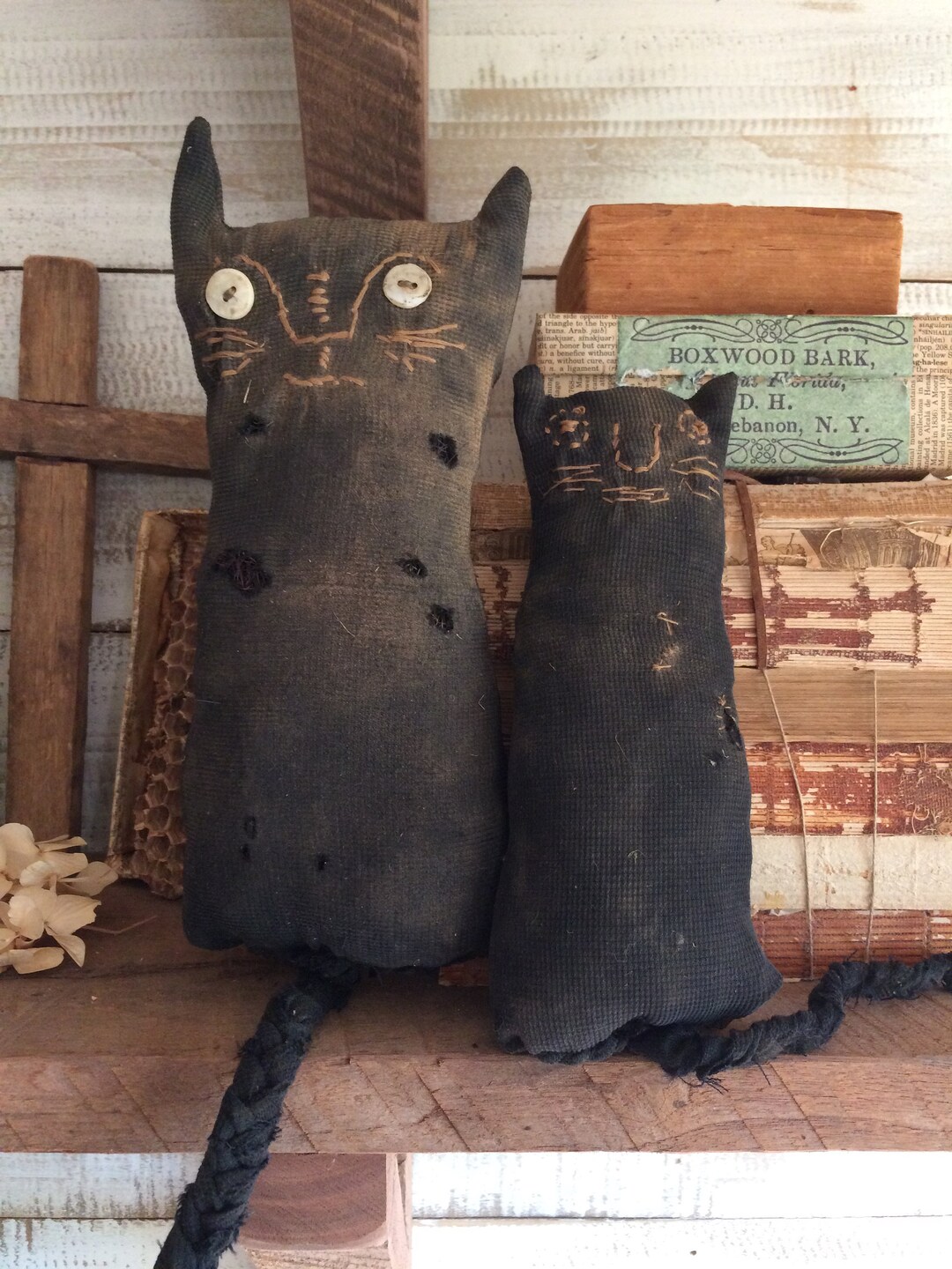 Paper PATTERN - "three Old Cats'' - A Primitive Classic ! - Etsy