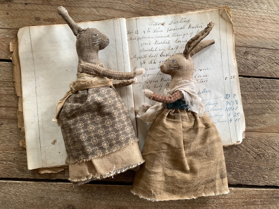 Little Lady Rabbit PATTERN - the PHYSICAL / Delivered to Your Mailbox ...