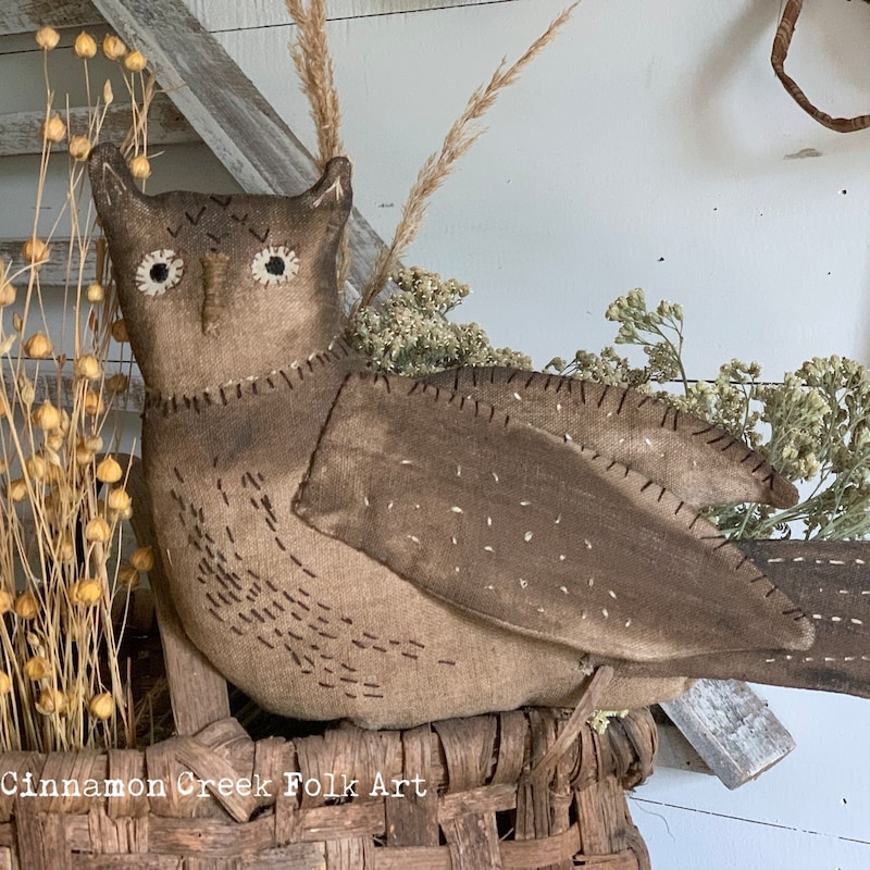 Primitive Owl Pattern - Etsy