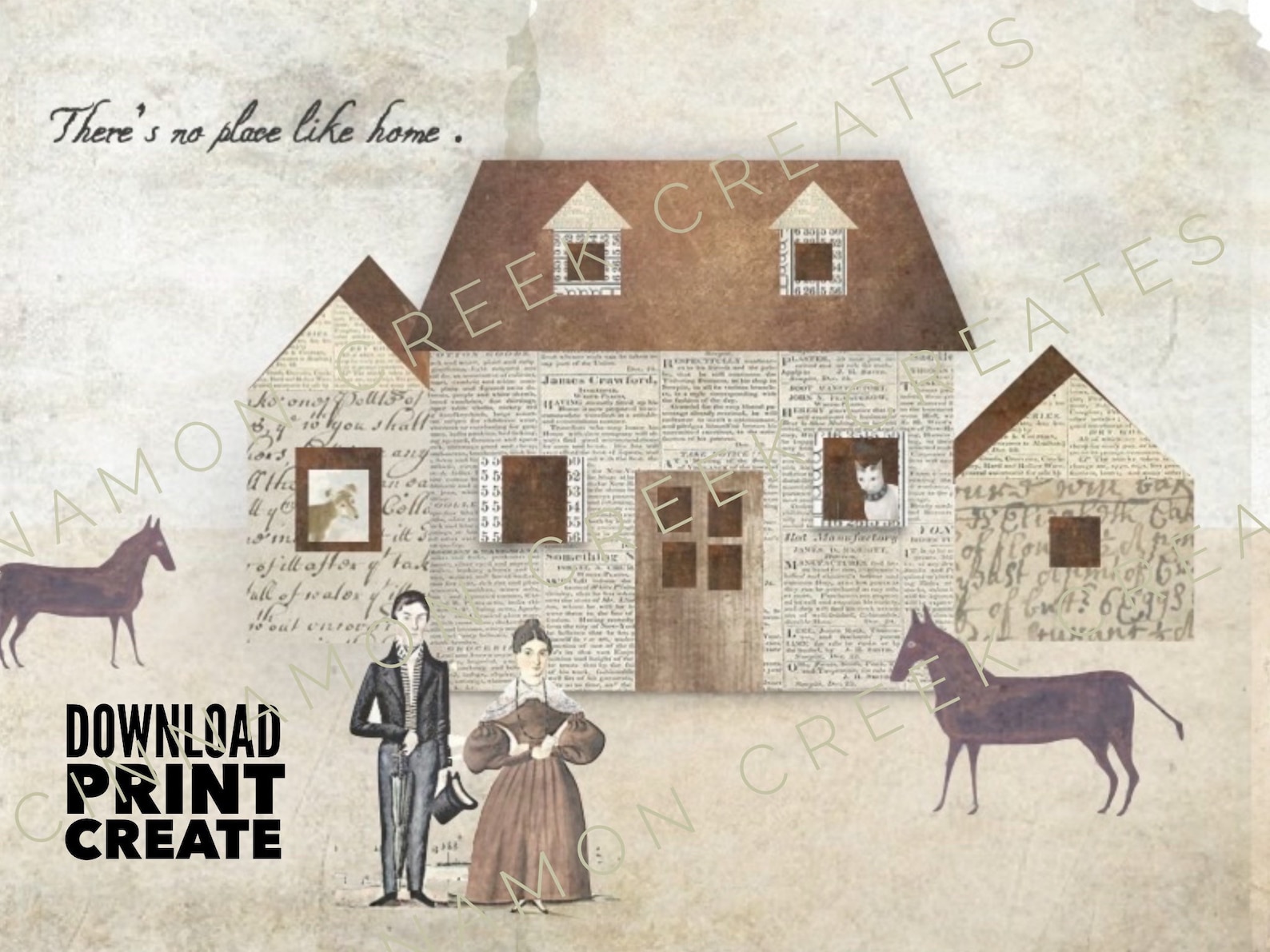 A Happy Home INSTANT DOWNLOAD - Etsy