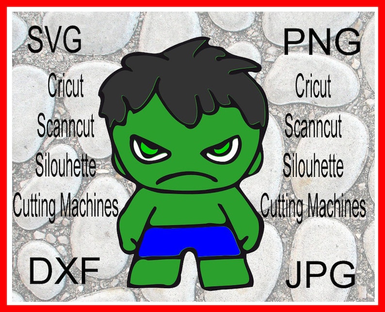 Larger Than Mat Hulk SVG Cutting File Cricut Silhouette Scanncut Home ...