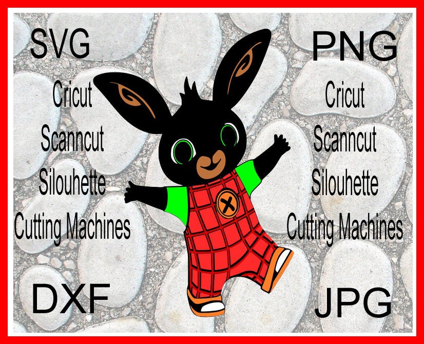 Larger Than Mat Bing Bunny Svg 30x36 Inches Cutting File for - Etsy UK