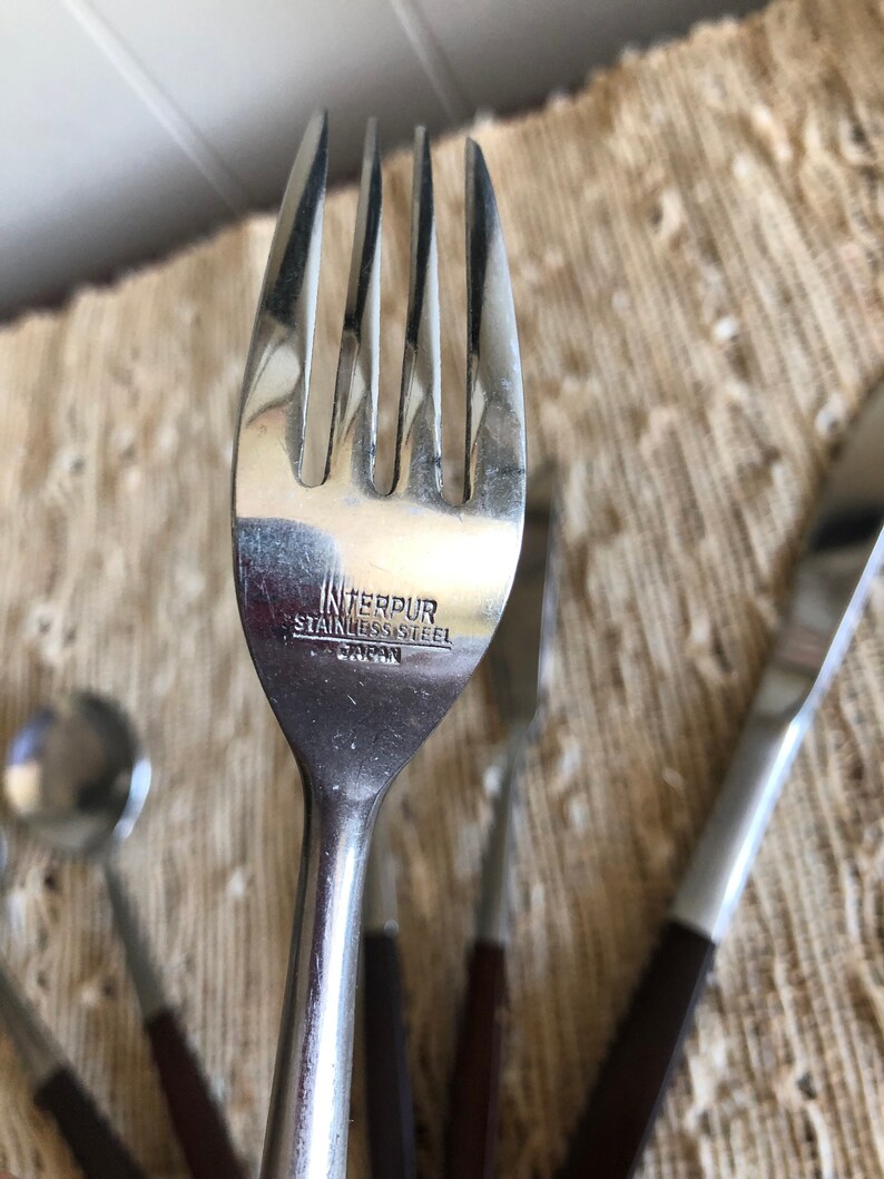 Vintage Interpur Japan Royal Elegance Stainless Steel Flatware With ...