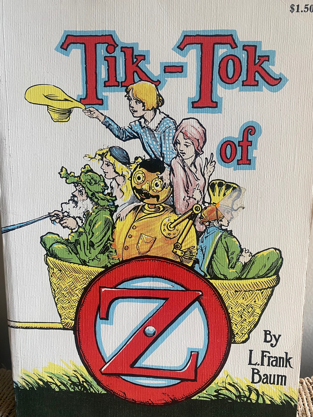 Antique Frank L. Baum Oz Series Book 1914 the Tik Tok of Oz Softcover ...