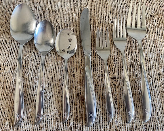 Vintage Oneida Community Twin Star Stainless Steel Flatware Each Piece Sold Separately Etsy