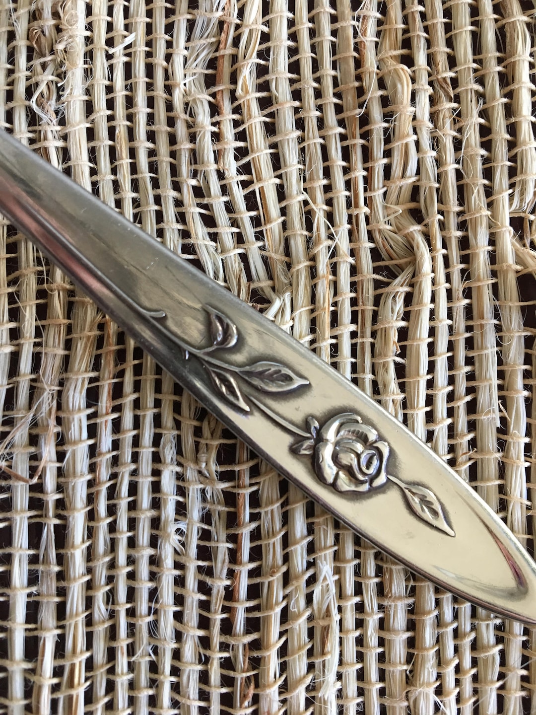 Vintage Oneida "my Rose" Stainless Steel Flatware Silverware Including ...