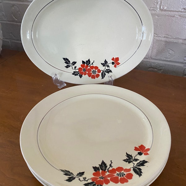 Hall China Red Poppy - Etsy