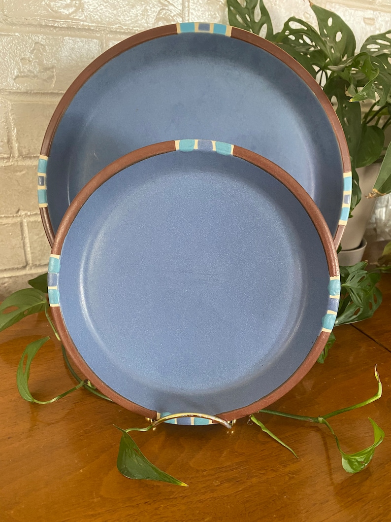 Dansk Mesa Blue Stoneware Pottery Plates SOLD SEPARATELY - Etsy