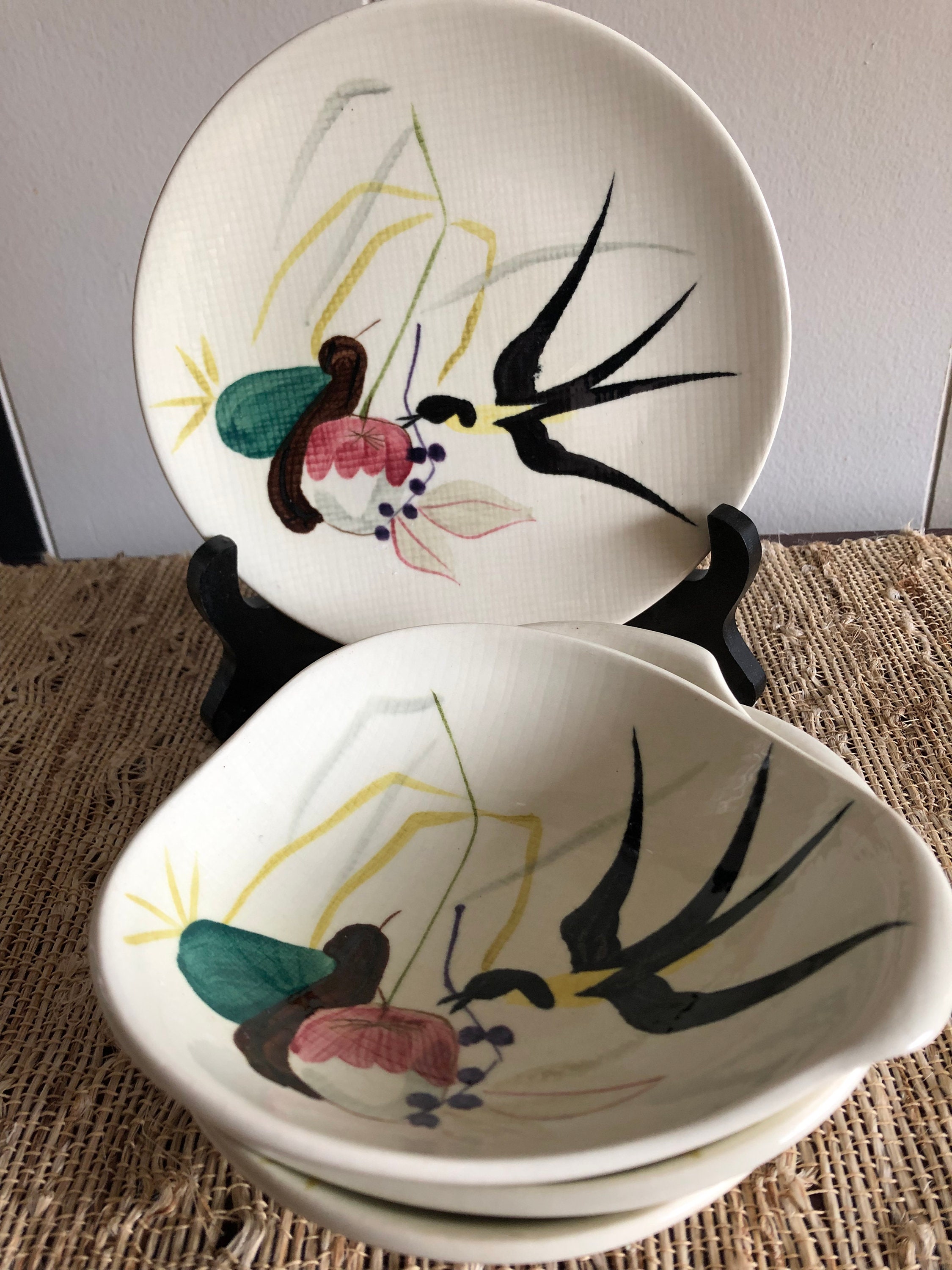 Vintage Red Wing China Capistrano Dishes Deviled Egg Plate | Etsy