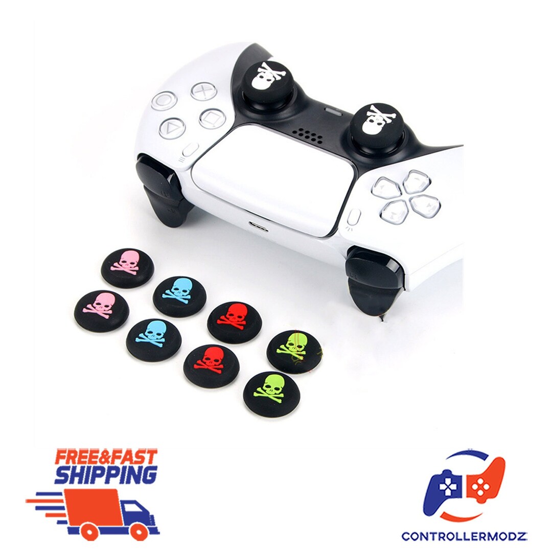 Skull Controller Grips Thumbstick Cap for Xbox 360 One Series S X PS3 ...