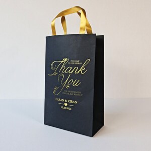 Wedding Welcome Bags in Black Color With Fully Design Costumization ...