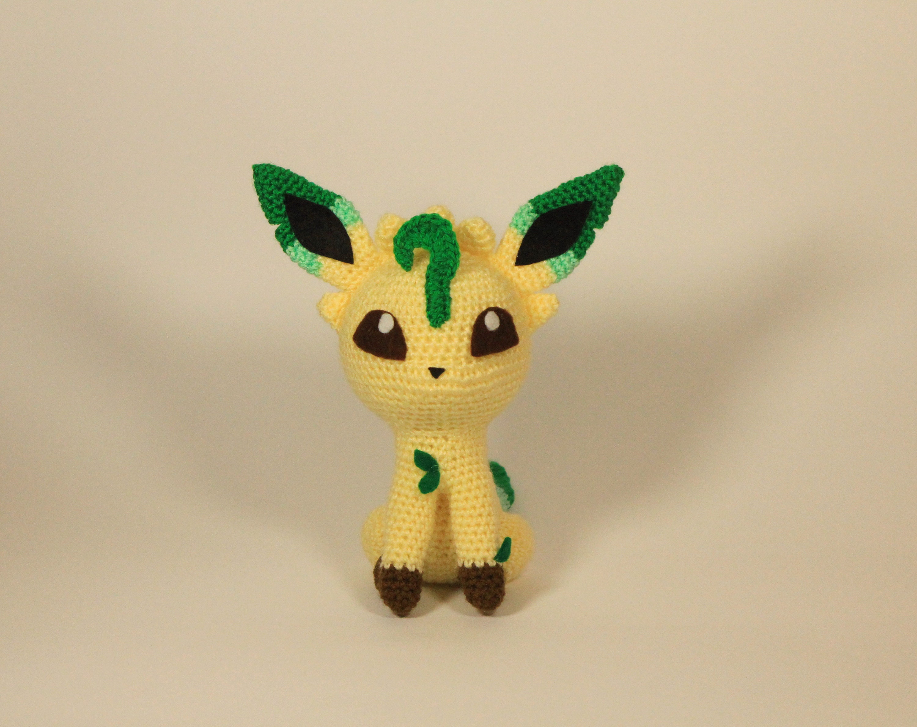 Leafeon Pokémon Japanese Handmade Toy - Etsy