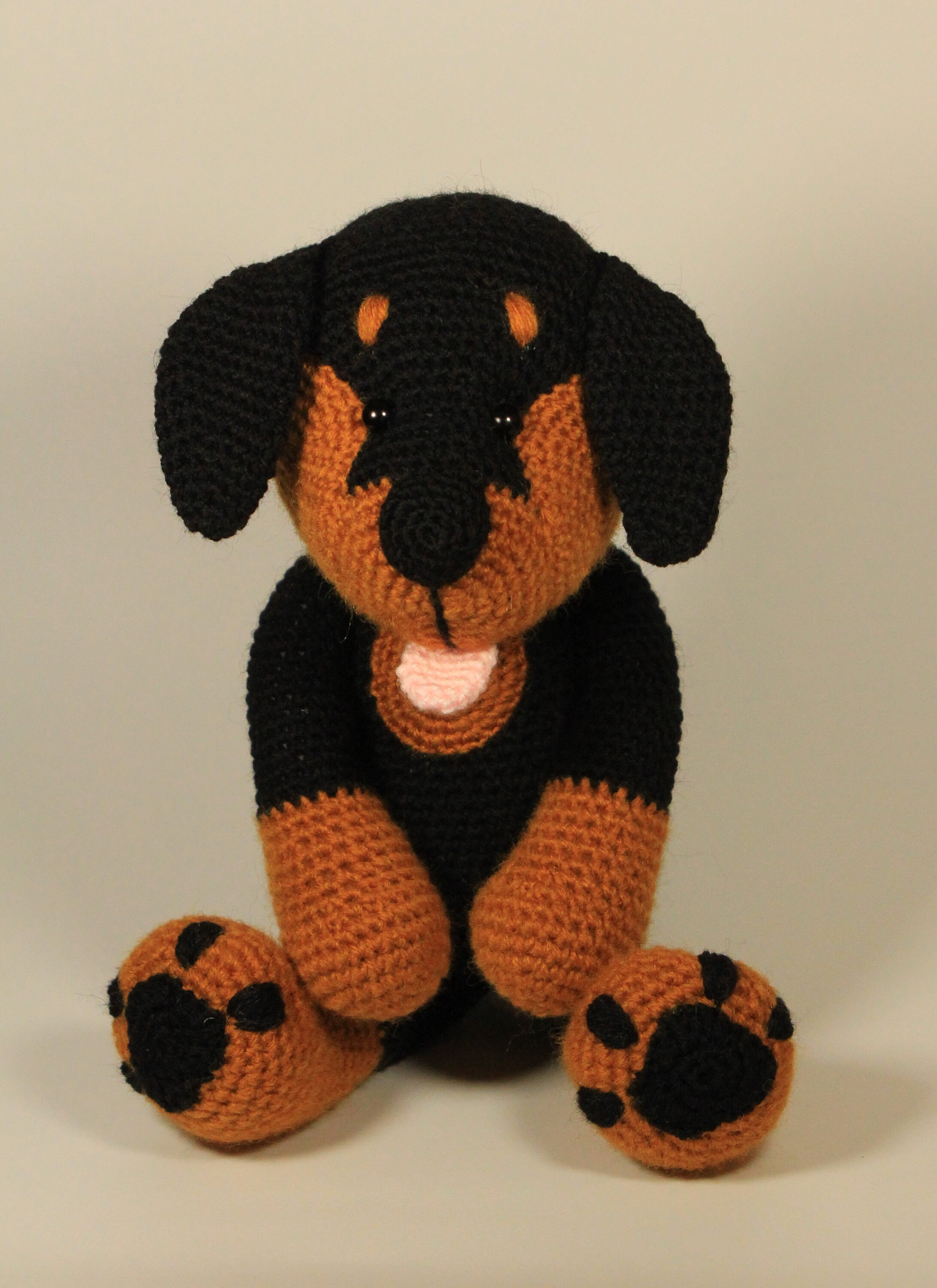 Rottweiler hand made dog READY TO SHIP | Etsy