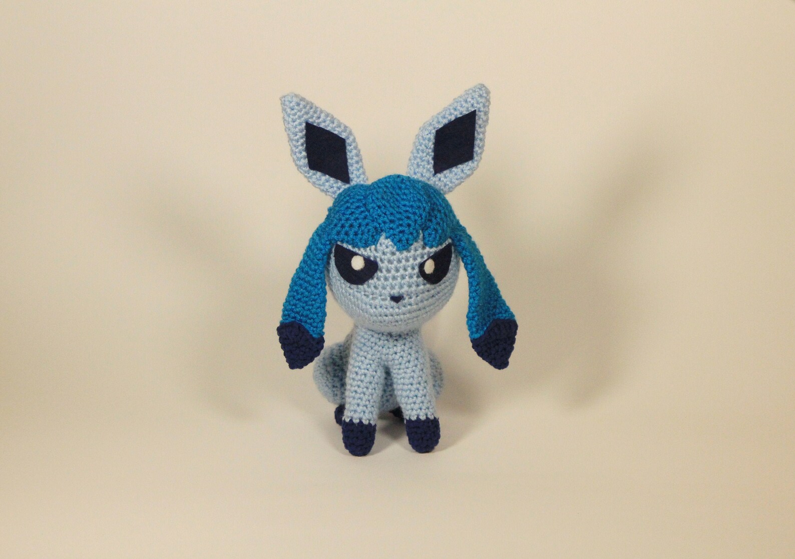 Glaceon Pokémon Handmade Toy - Etsy