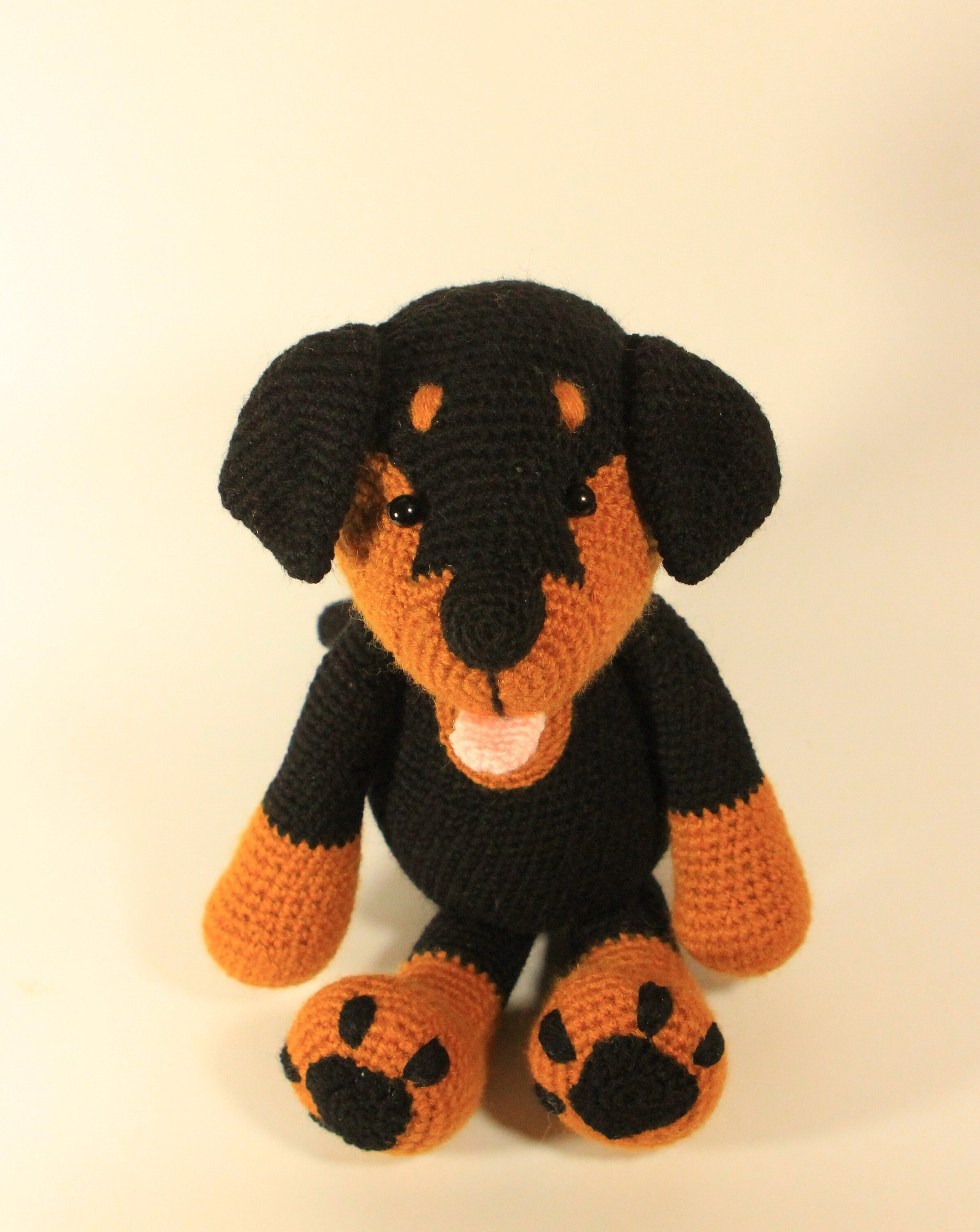 Rottweiler hand made dog READY TO SHIP | Etsy