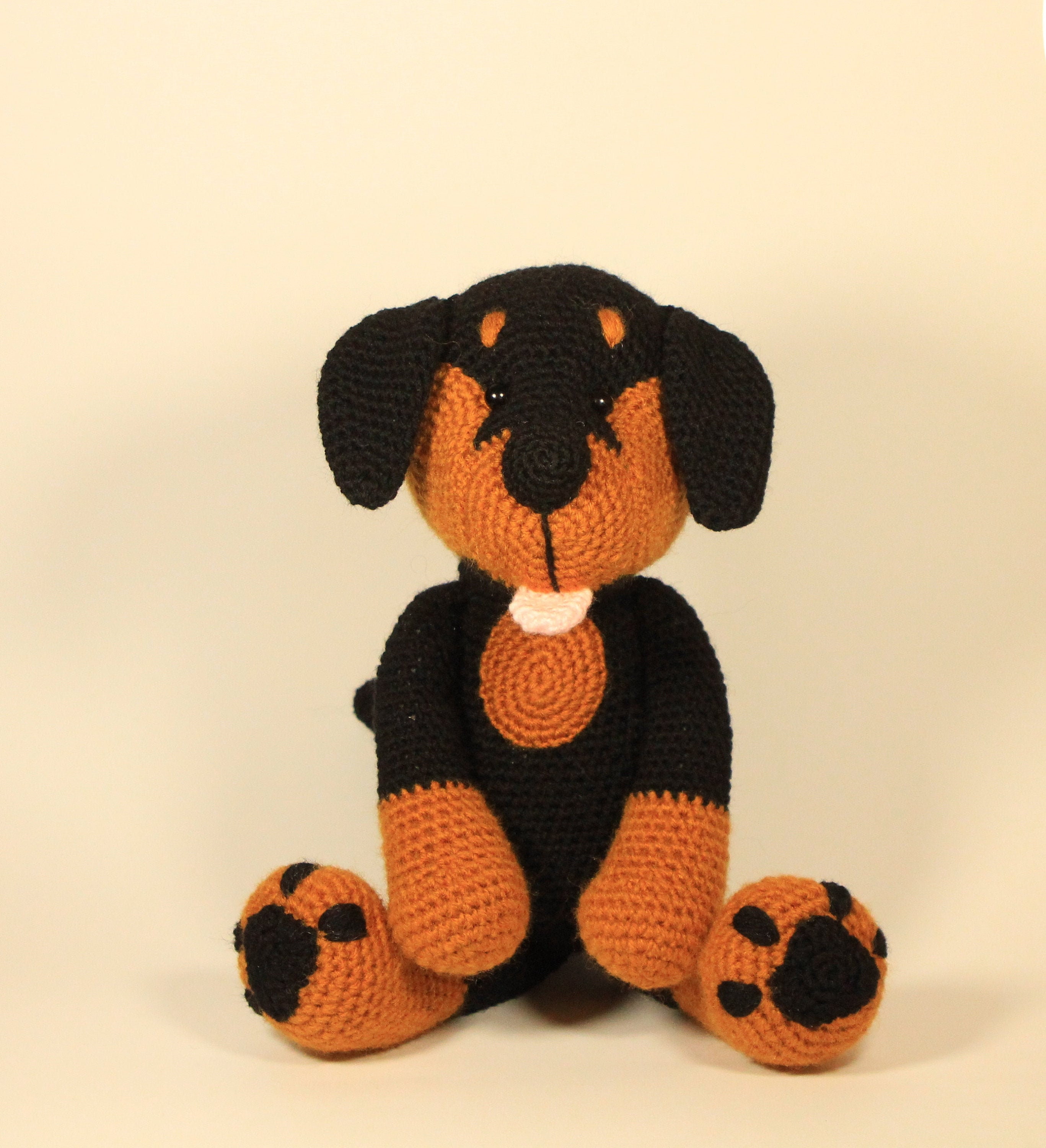 Rottweiler hand made dog READY TO SHIP | Etsy