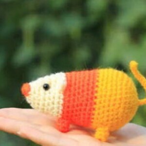 Science Candy Corn Rat From Adventure Time Crochet Toy - Etsy