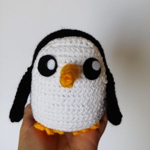 Gunter the Penguin Adventure Time Crocheted Toy Gunter Amigurumi Toy ...