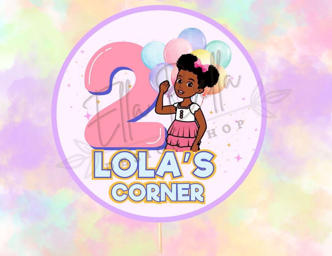 Gracie's Corner Inspired Printable Cake Topper | Birthday Decoration - Etsy