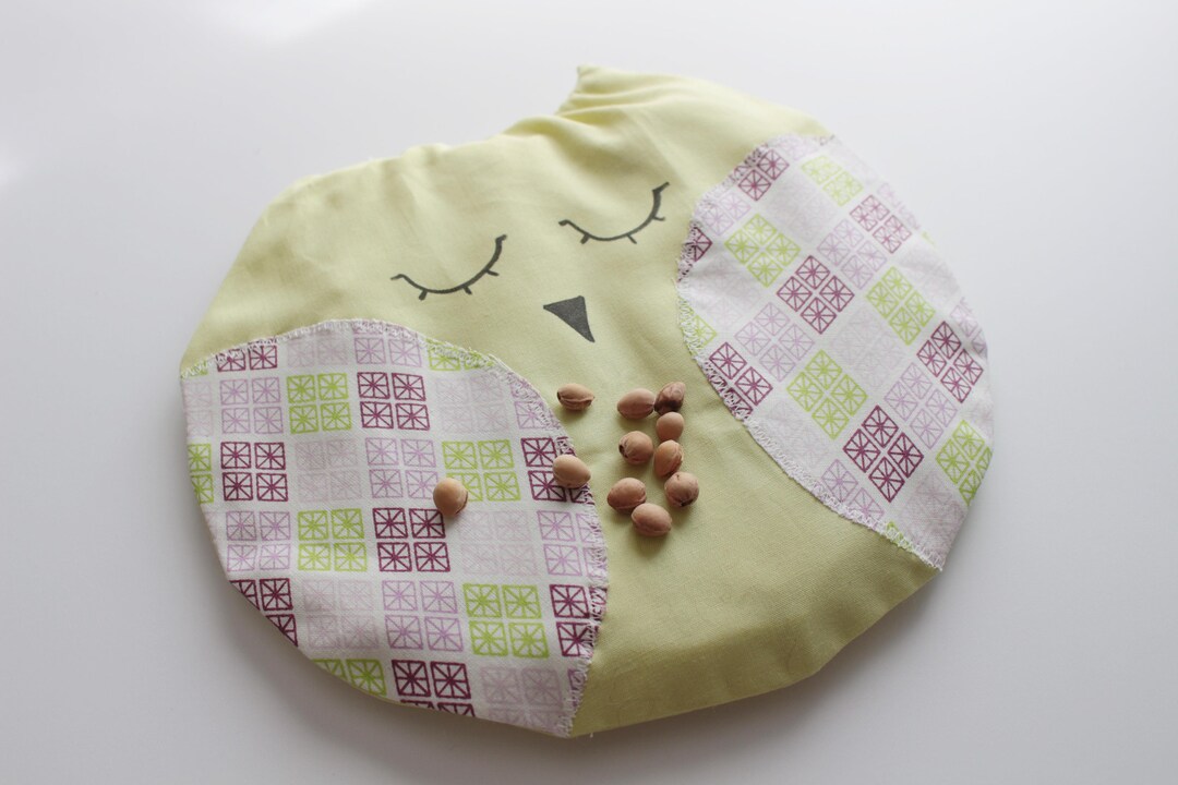 Owl Shaped Microwavable Heating Pad Stuffed With Cherry Seeds - Etsy