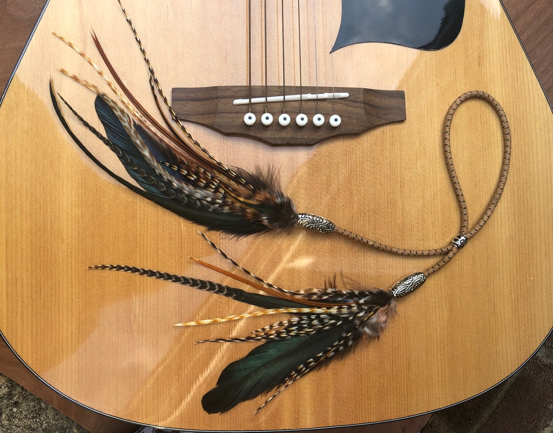 Guitar Feathers/ Guitar Accessories/ Guitar Bling/ Musical | Etsy
