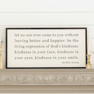 Kindness Sign - Etsy