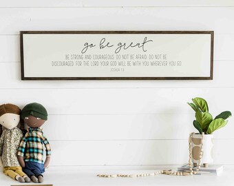 Go Be Great Wood Sign - Etsy