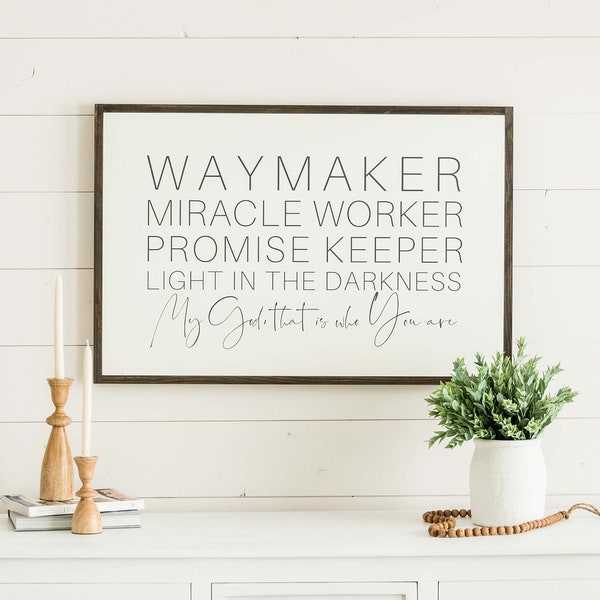 Way Maker Sign - Etsy
