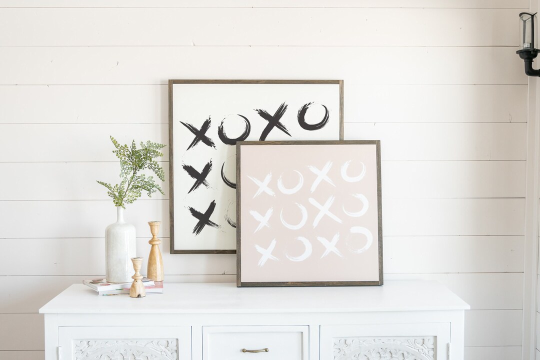 XOXO Wooden Wall Art Sign - Etsy