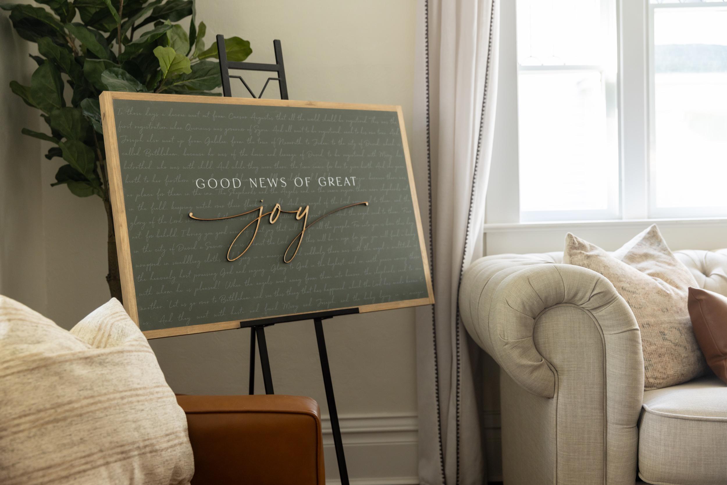 The Story of Christmas | Wooden Wall Art Sign - Etsy