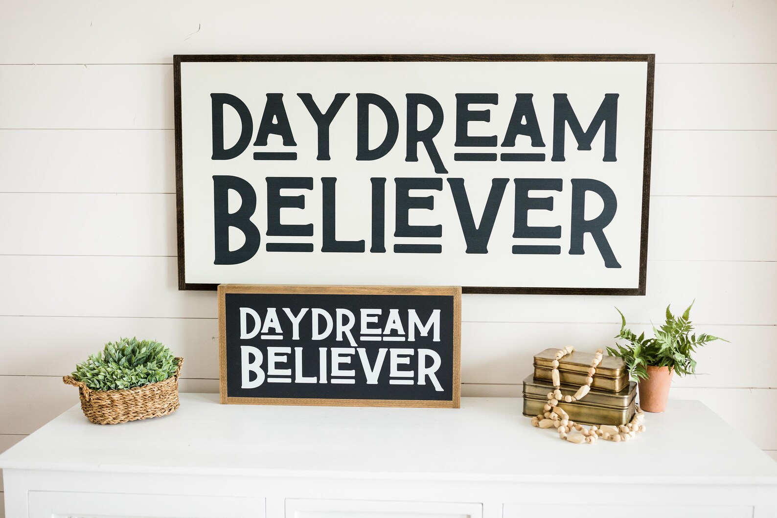 Daydream Believer Wooden Wall Art Sign - Etsy
