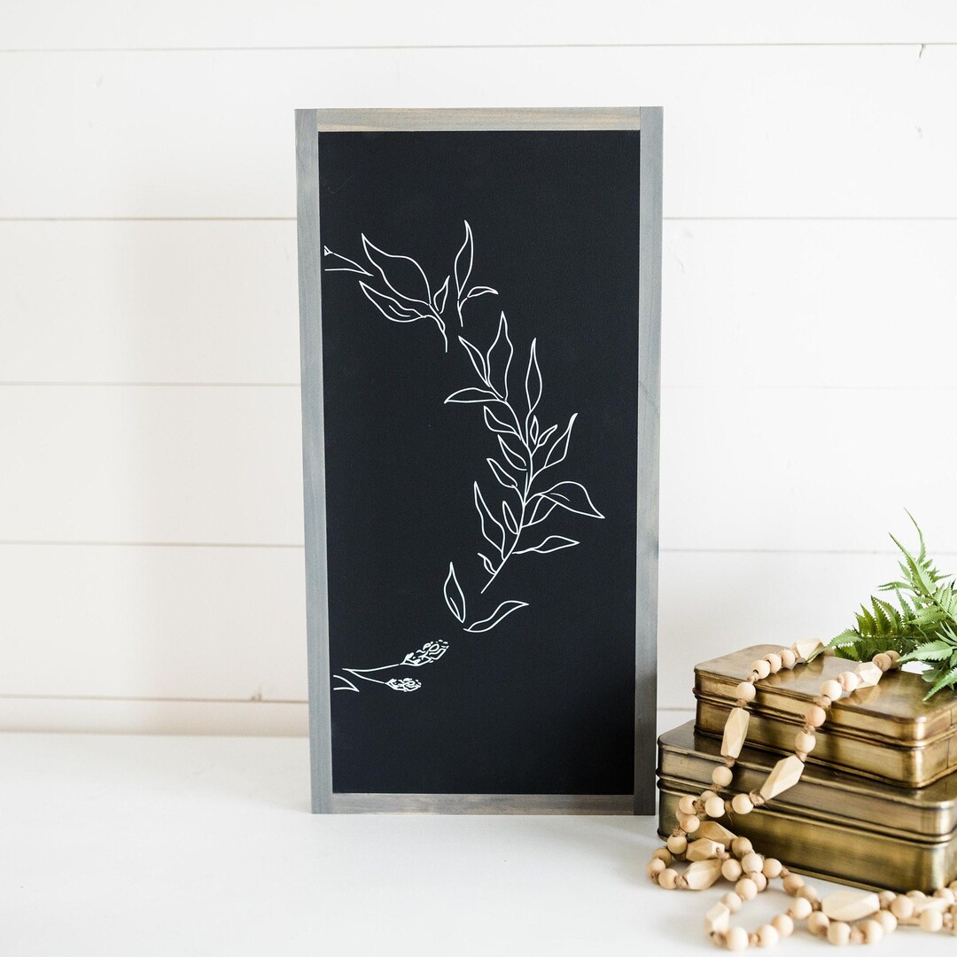 Half Wreath Wooden Wall Art Sign - Etsy