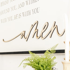 May His Presence Wooden Wall Art Sign - Etsy