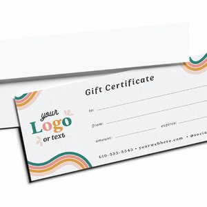 Custom Gift Certificate, Personalized Gift Voucher, Printed Referral ...
