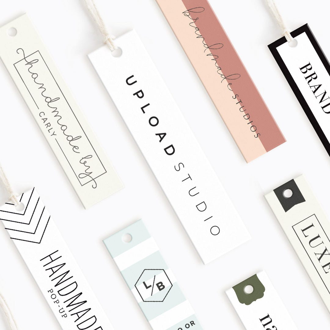 Custom Clothing Tag | Swing Tag | Hang Tags With String | Customizable ...