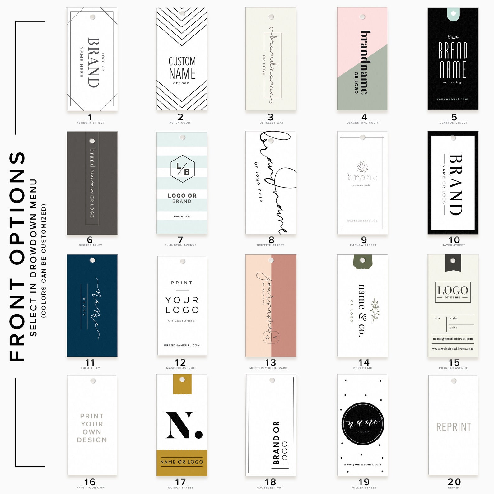 Coupon Card Thank You Coupon Custom Product Tags Printed - Etsy