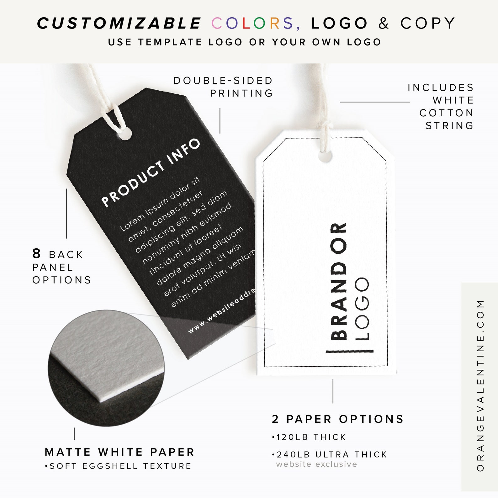 Tags for clothing Clothing Tags Custom Custom Tags for | Etsy