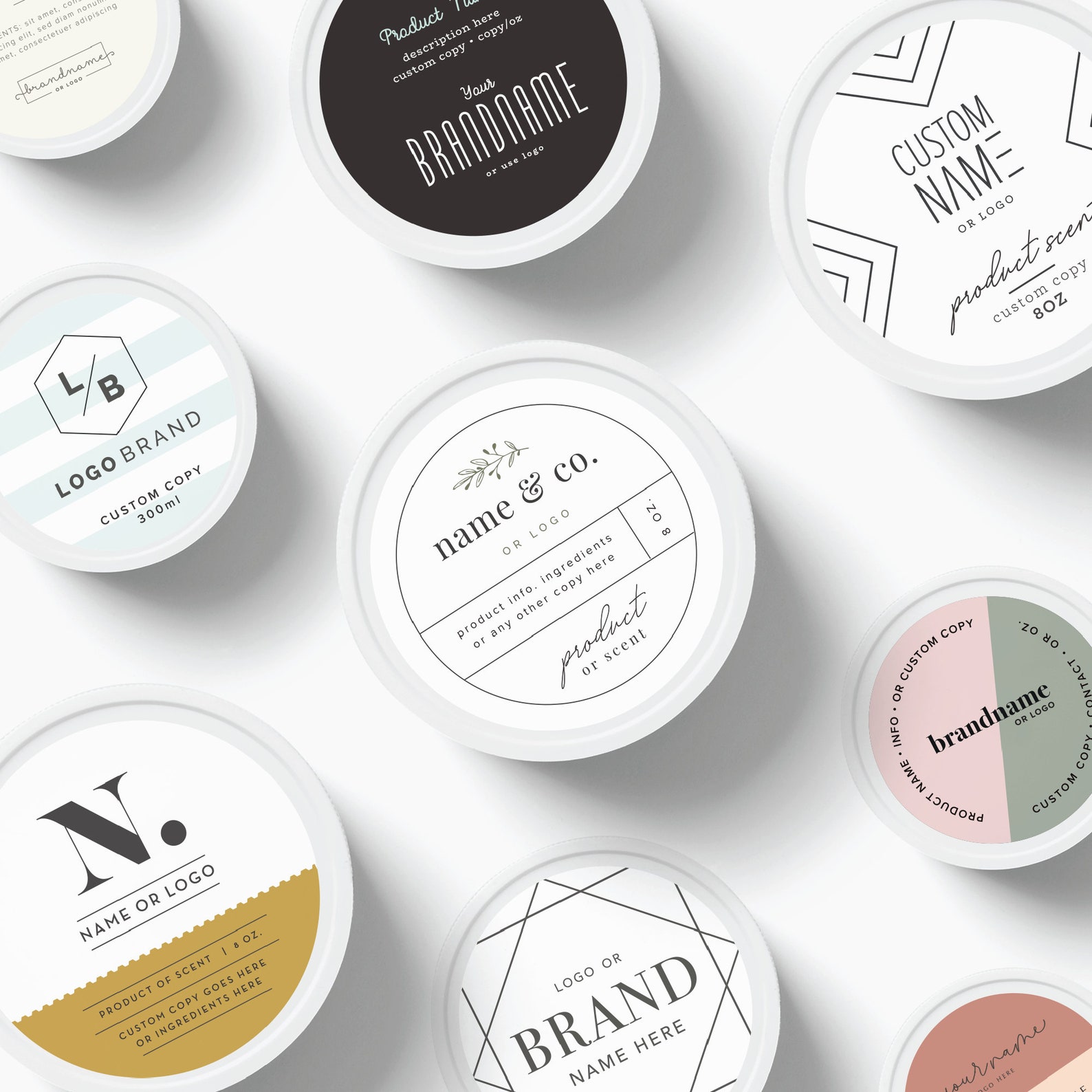 Custom Logo Stickers Custom Logo Labels Custom Product - Etsy