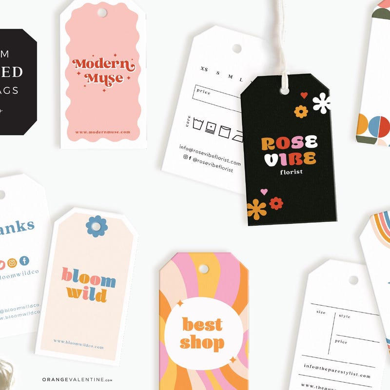Favor Hang Tags - Etsy