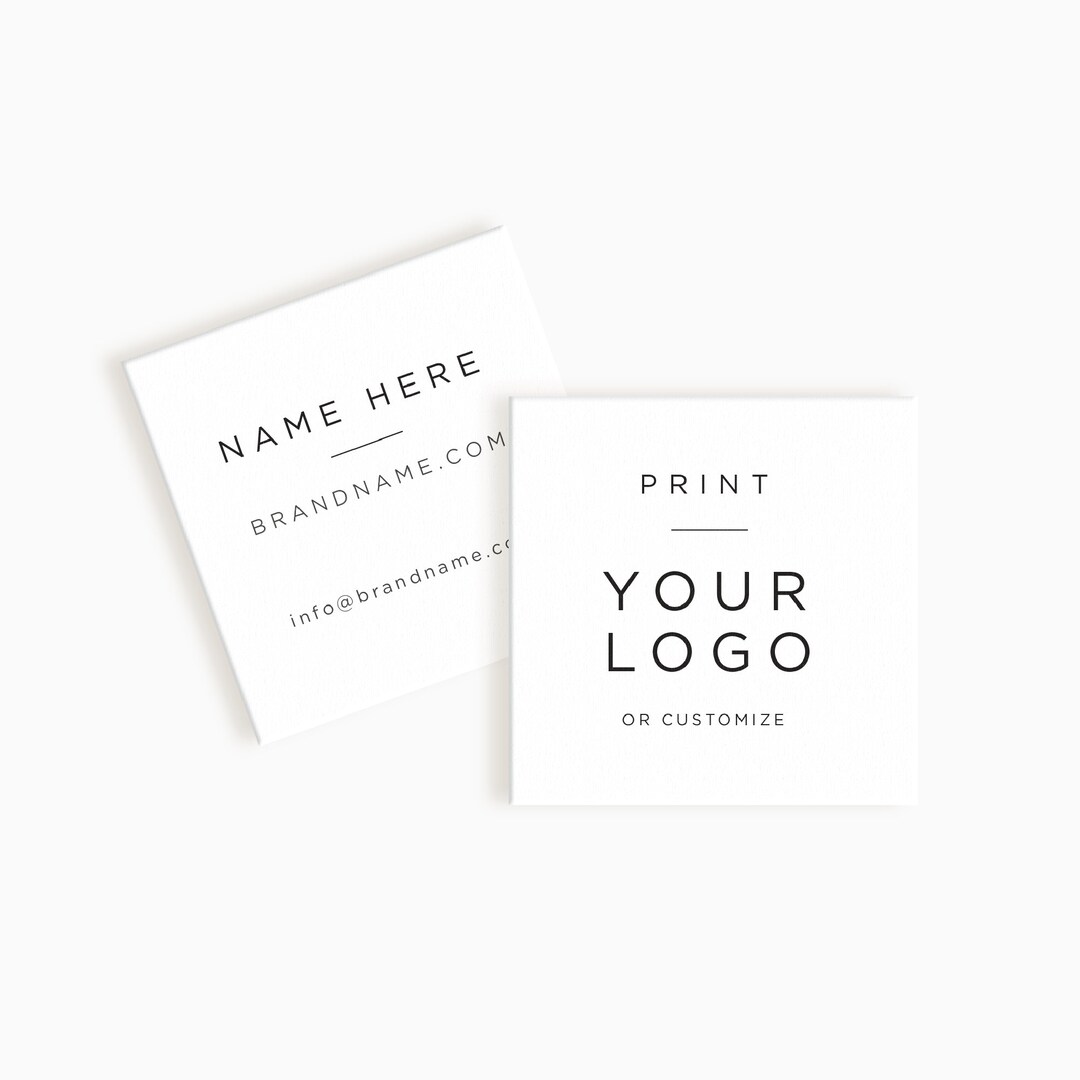 Minimalist Business Card Design Simple Custom Business Cards Premade ...